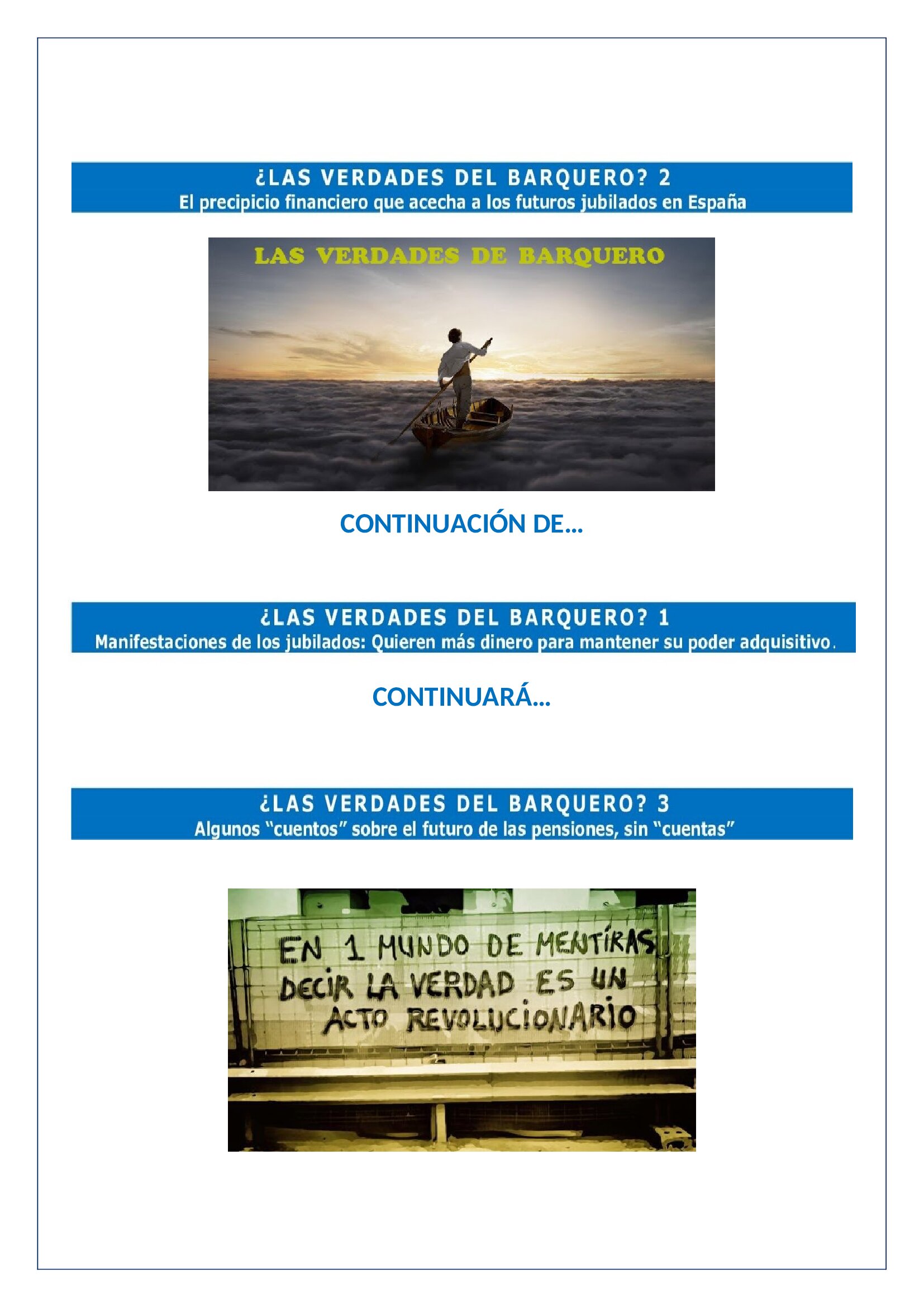 ¿LAS VERDADES DEL BARQUERO? 2 El precipicio financiero que acecha a los ...