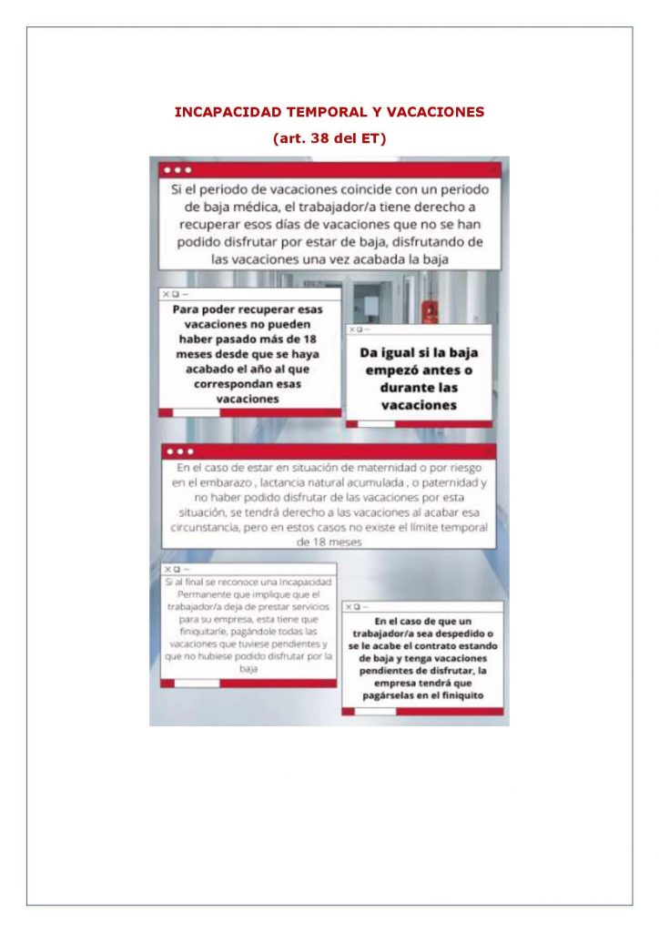 INCAPACIDAD TEMPORAL. ESQUEMAS BREVES - Laboral Pensiones
